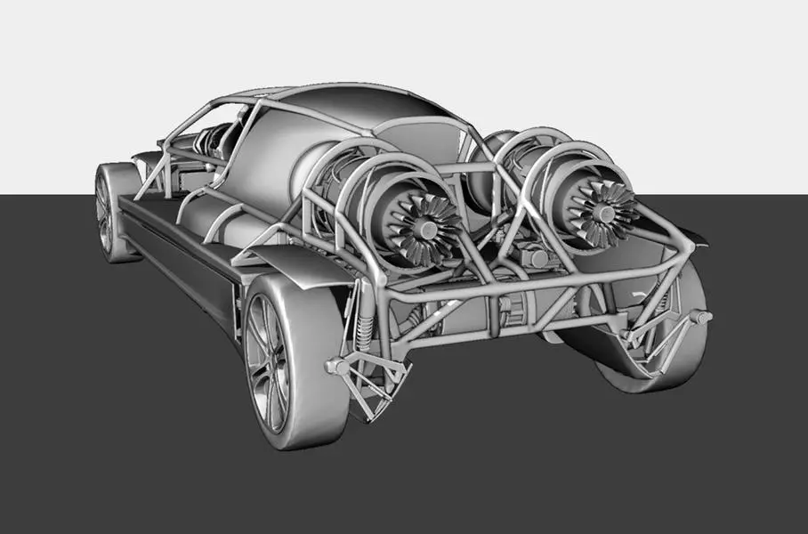 Lihatlah draft hypercar terbang reaktif 29028_4