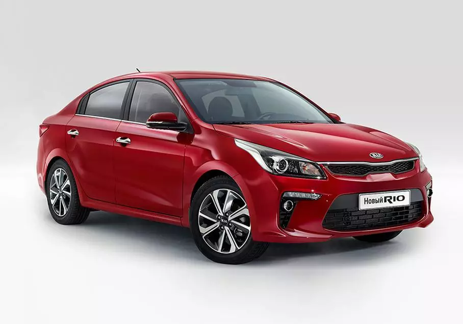 Kia Rio עבור רוסיה הפך גדול יותר, אבל איבד 20 ליטר של תא המטען 29397_1