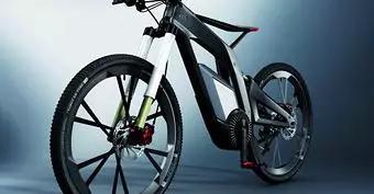 Audi desenvolveu uma bicicleta de carbono com um motor elétrico