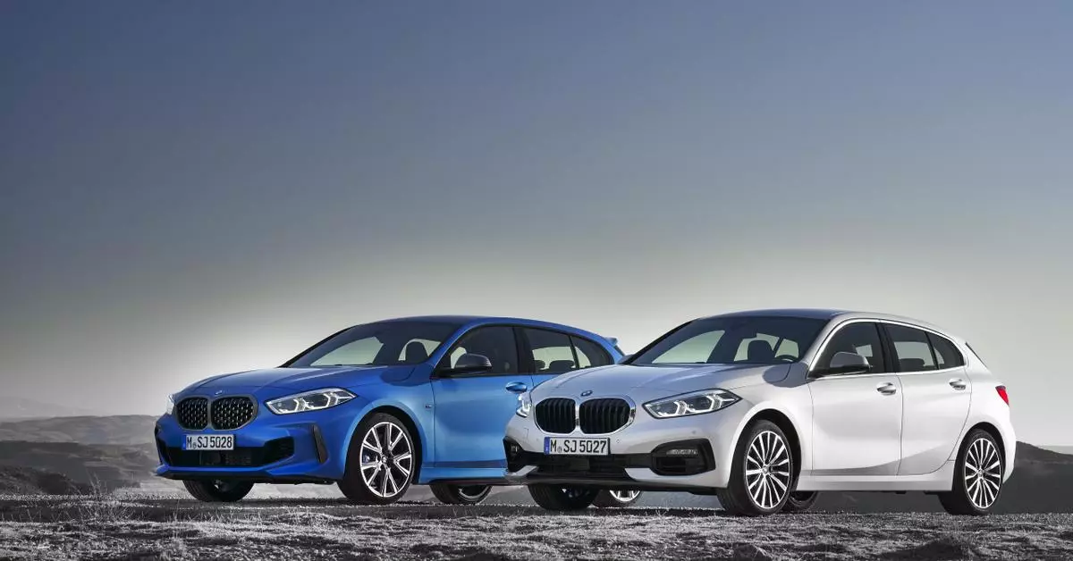 BMW بىر يۈرۈش Hatchback 1 يۈرۈشلۈك يېڭى بىر ئەۋلاد