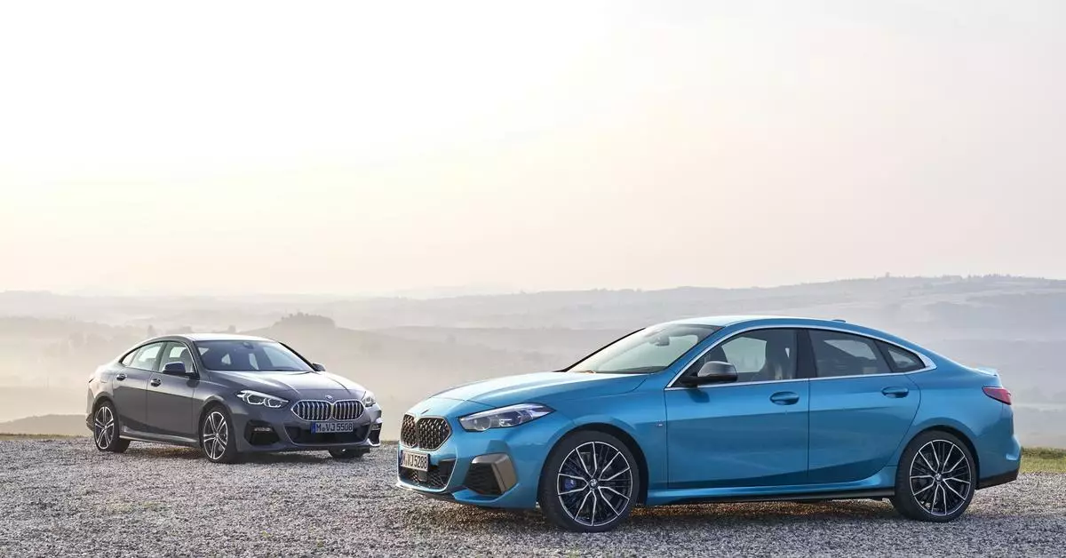 BMW introduziu um sedan de tração dianteira