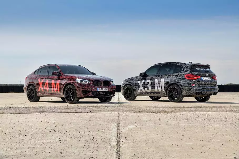 New BMW X3 M le X4 m e bonts'itse nakong ea beke ea beke 3274_1