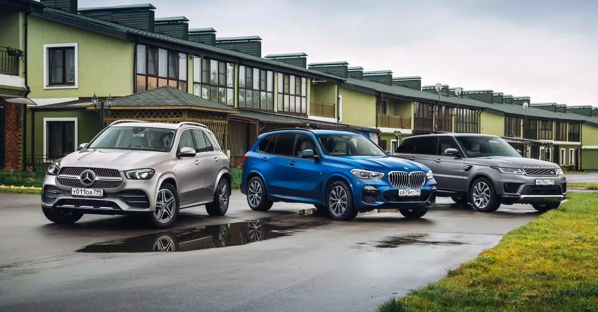 Чоң тест: Mercedes-Benz Gle, BMW X5 же Range Rover Sport?