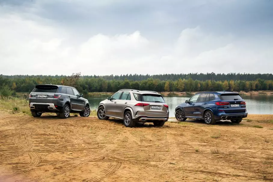 Grutte test: Mercedes-Benz Gle, BMW X5 of Range Rover Sport? 3289_12