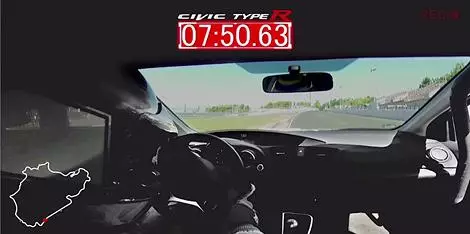 Hot Hatch Honda Civic Type R ha rotto il record di Nürburgring 33080_2