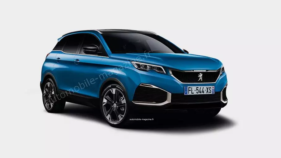 Jaunā Peugeot 3008 ķermenis tika fotografēts uz konveijera 33501_2