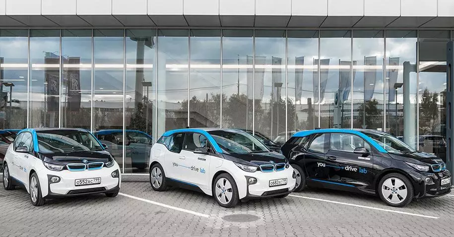 BMW I3 Aluguer em Moscou custará a mil rublos por hora