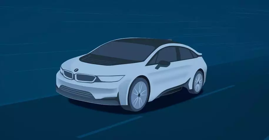 O design do novo Modelo BMW foi aberto no vídeo