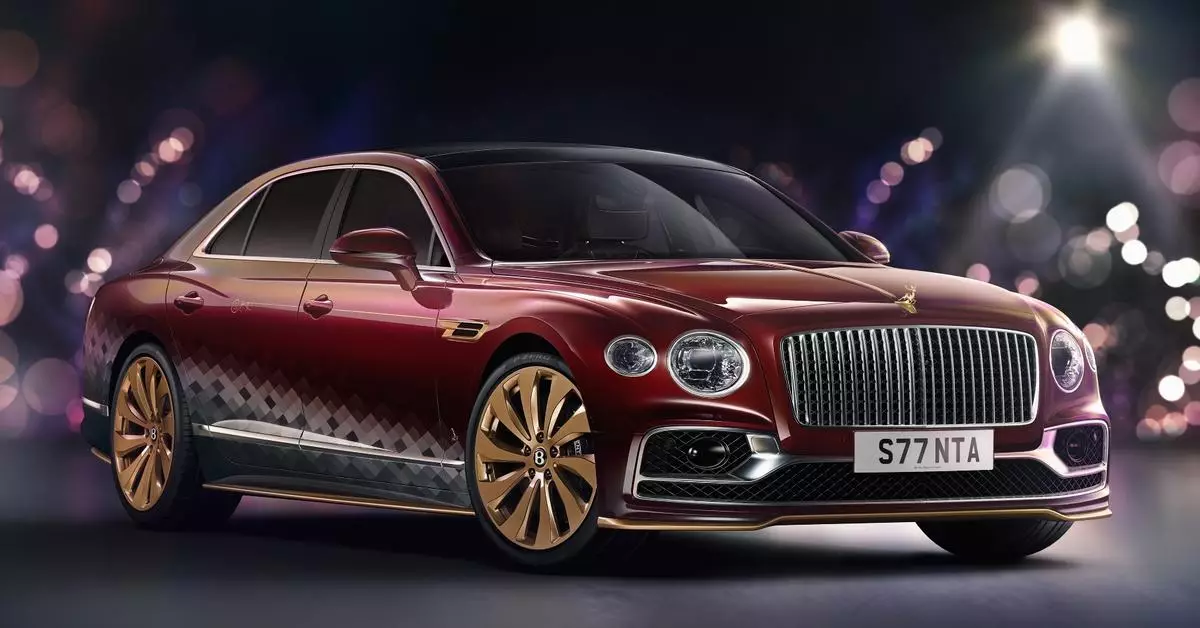 Bentley pastaigas Santa Claus lido spur sedans