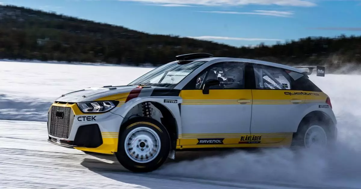 Esitatud ralli audi - järelturija legendaarne quattro S1