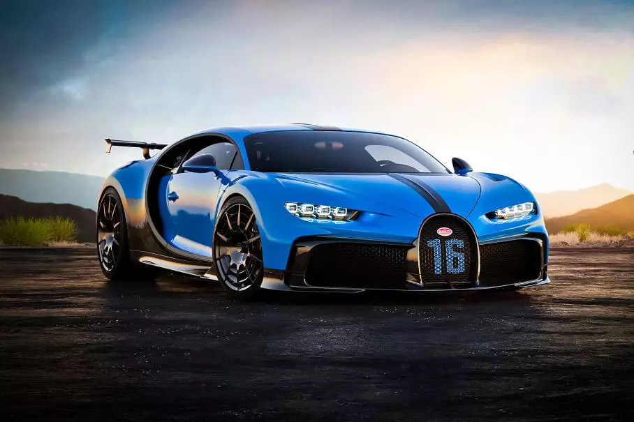 Open gaz konsomasyon nan 1500-fò Bugatti Chiron Pur Sport 3539_1