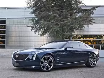 Cadillac showed a sample of the flagship model