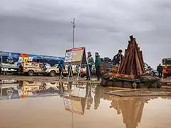 മണ്ണിടിച്ചിൽ കാരണം ഡാക്കറിന്റെ ഒമ്പതാം ഘട്ടം റദ്ദാക്കി 39608_2