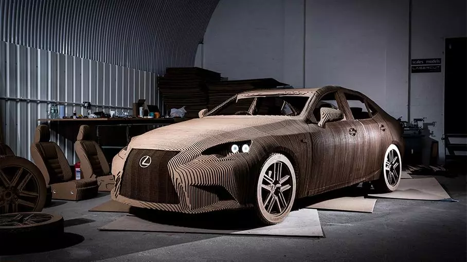 Lexus made cardboard IS 40247_1