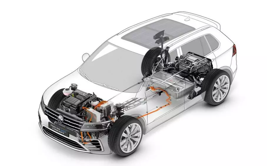 Volkswagen te fè tiguan ibrid ak panno solè 40941_2