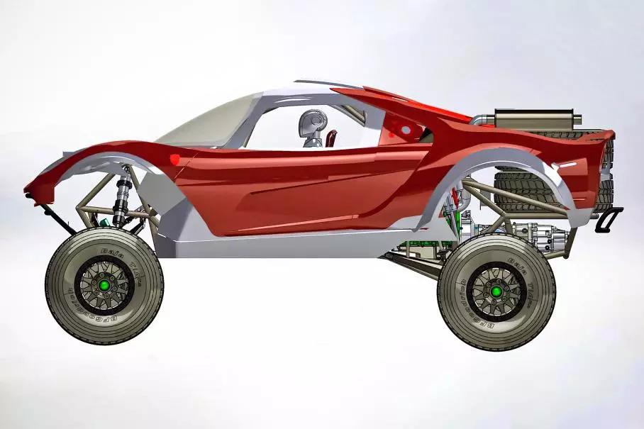 SCG nunjukkeun gerak gantung tina buggy anu sayogi, anu bakal ngempelkeun nyalira 42017_1