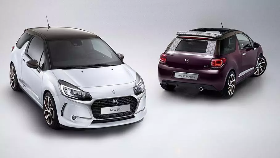 Citroen uppfært hatchback og breytanlegt DS3