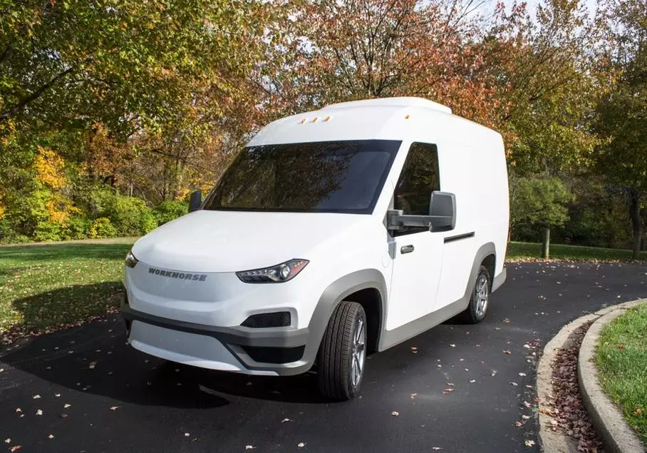 American startup released an electric van with freight drone 44216_1