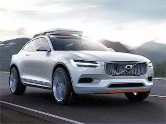 Den centrala konsolen av den nya Volvo XC90 kommer att vara pekskärmen 46361_1