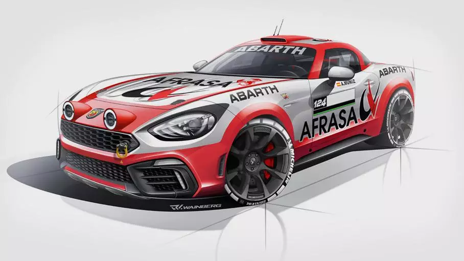 Abarth 124 voras išsiveržia į ralio pilną lenktynių sezoną 4693_1