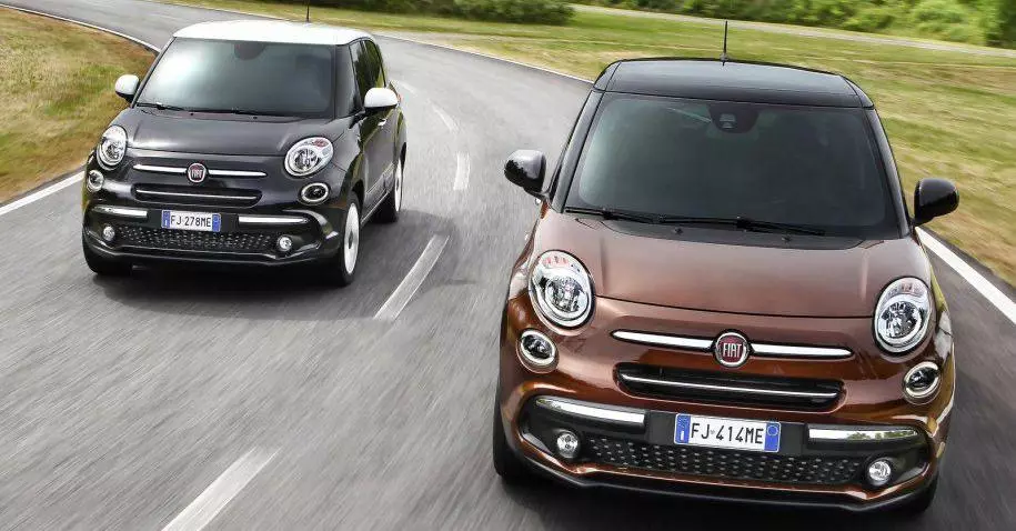 Fiat โดย 40 เปอร์เซ็นต์ปรับปรุง compacttvany 500L