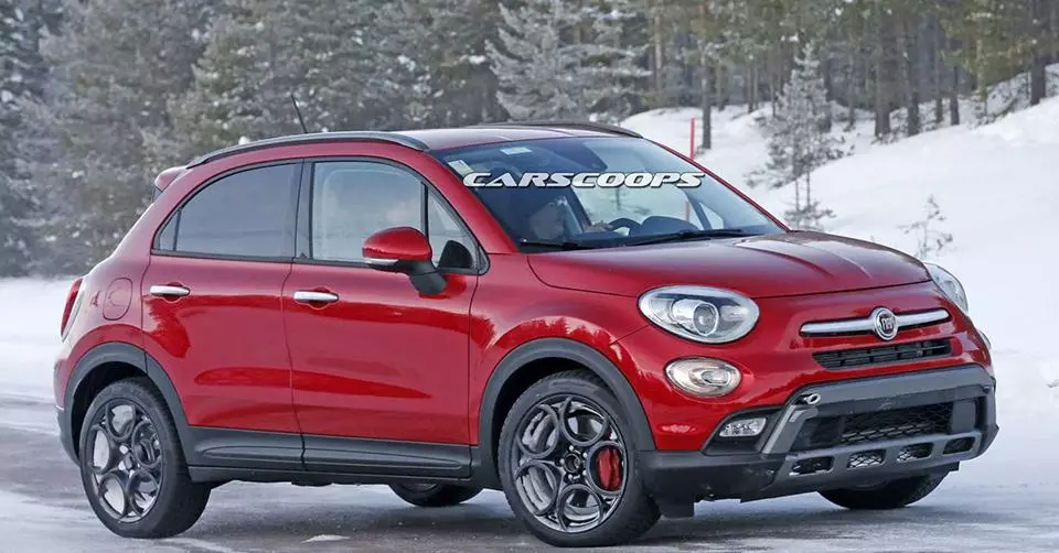 "Ingeladen" Fiat Crossover heeft op tests gebracht