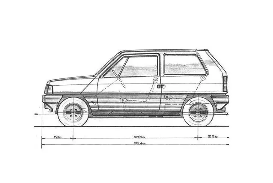 Fiat Panda: grans mides de cotxes 4745_2