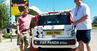 Inggris ing Fiat Panda ndamel saka Cape Town nganti London ing 10 dina