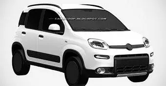 Fiat paten desain "Panda" kanthi drive lengkap