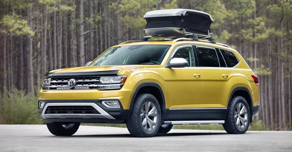 VW Atlas veranderde in een cross-over van een weekend