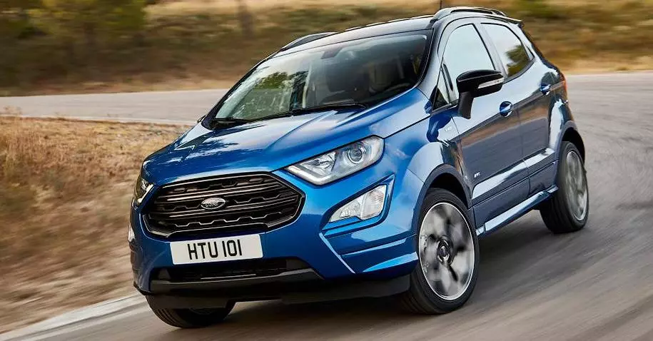 Ford suia le mamanu ma totonu o le ecosport crossver