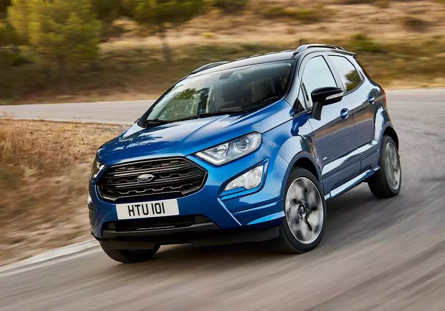 Ford chanje konsepsyon an ak enteryè nan kwazman an Ecosport 4841_1