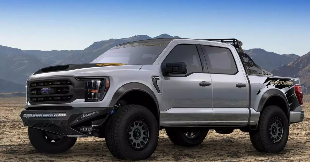 Tshiab Ford F-150 tig mus rau hauv 780-muaj zog supticap