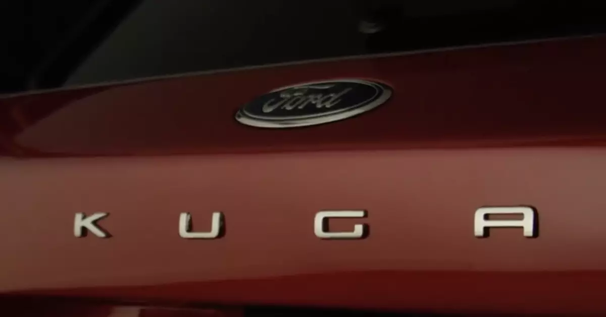 Nua Ford Kuga: An chéad íomhá