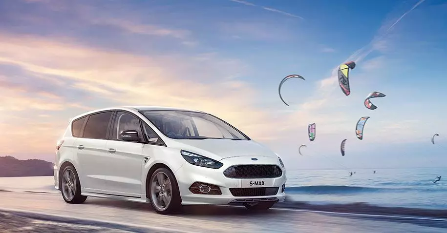 FORD S-MAX lisatud spordi välimus ja kõva peatamine