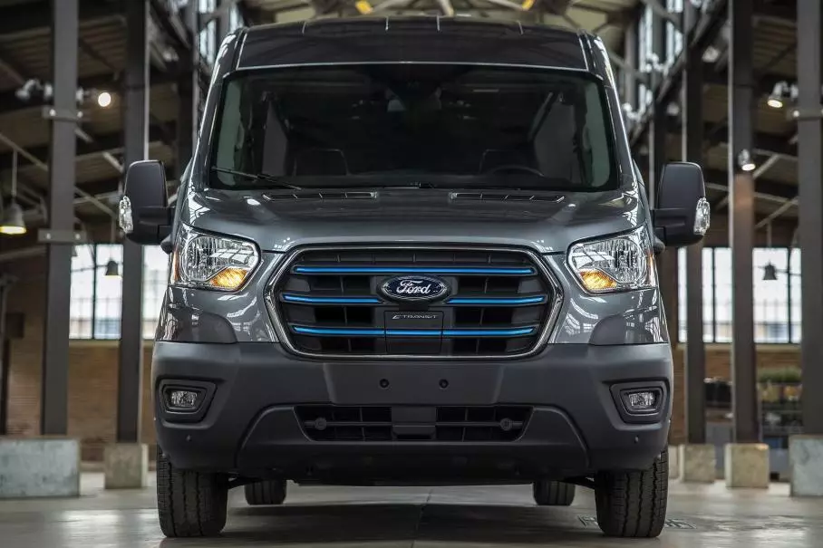 Ford e-transit electrocc yave yakanyanya kusimba uye tekinoroji mumutsara