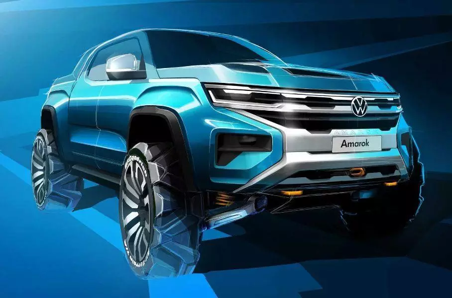 Volkswagen Amarok кийинки муун: Жаңы сүрөт 5127_2