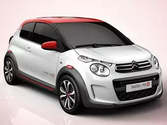 Mfano wa kwanza kwa msingi wa Citroen C1 mpya ulijitolea kwa Uswisi 51439_1