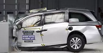 Minivan Honda Odyssey ma najwyższą ocenę testu Crash