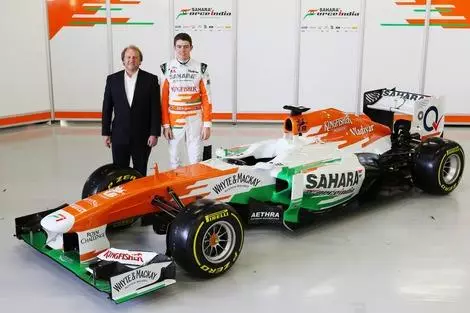 Paul Di Resta se mostró una nueva fuerza de coche de la India 55194_3