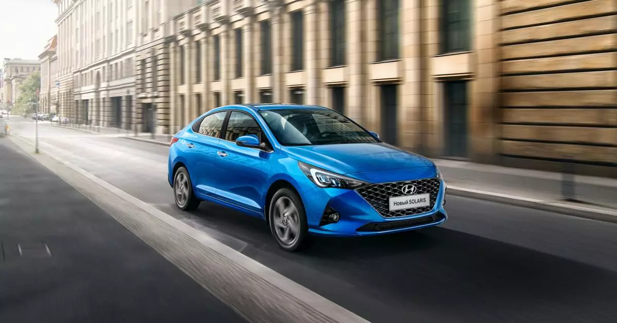 ရုရှား Hyundai Solaris သည်အလွန်လုံခြုံသောဗားရှင်းကိုရရှိခဲ့သည်