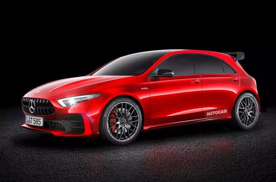 Mercedes-AMG A45 sil in 400-sterke 