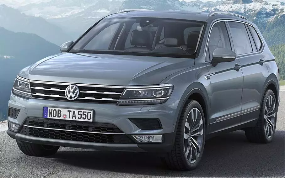 Семимісний Volkswagen Tiguan дістався до європейців 66130_3