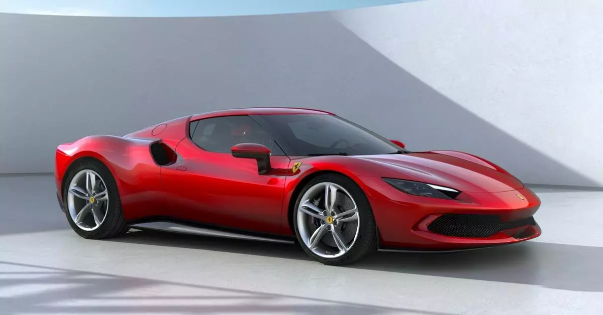 Ferrari ngenalake supercar dalan sing pertama kanthi mesin v6