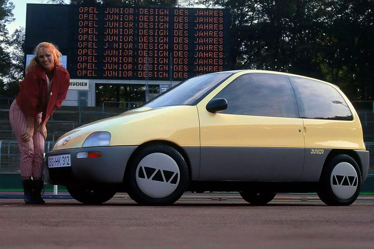 Concepto de Opel Junior: El primer trabajo de Chris Bangla.
