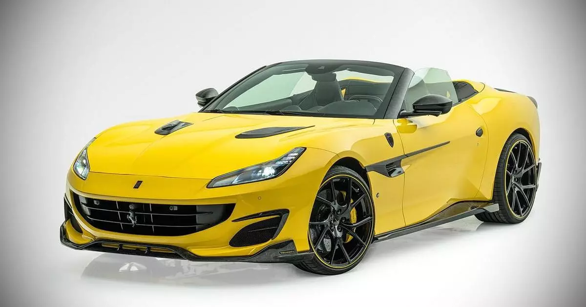 Mansorory mellorado de forma ampla Ferrari Portofino convertible