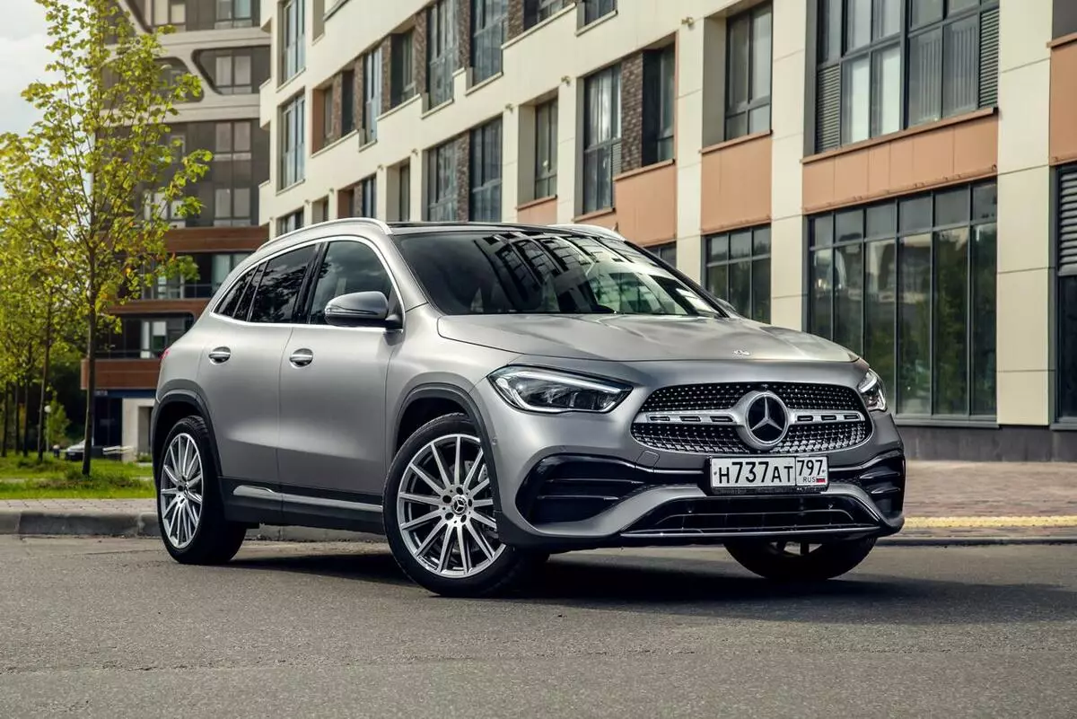 Mal, დისტანციური და გზები: გაოცება ფასი Mercedes Gla 7224_1