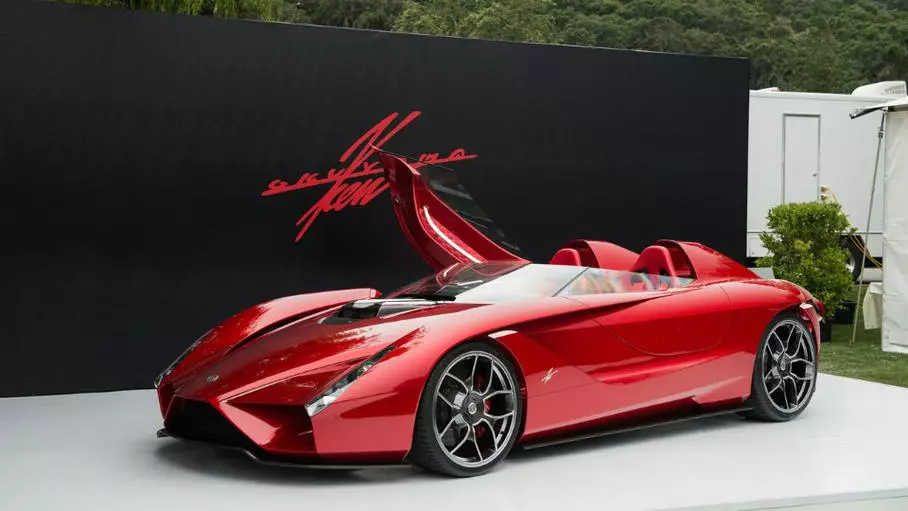 Yaratıcı Ferrari Enzo, Karbon Speedster'ı inşa etti 76407_1