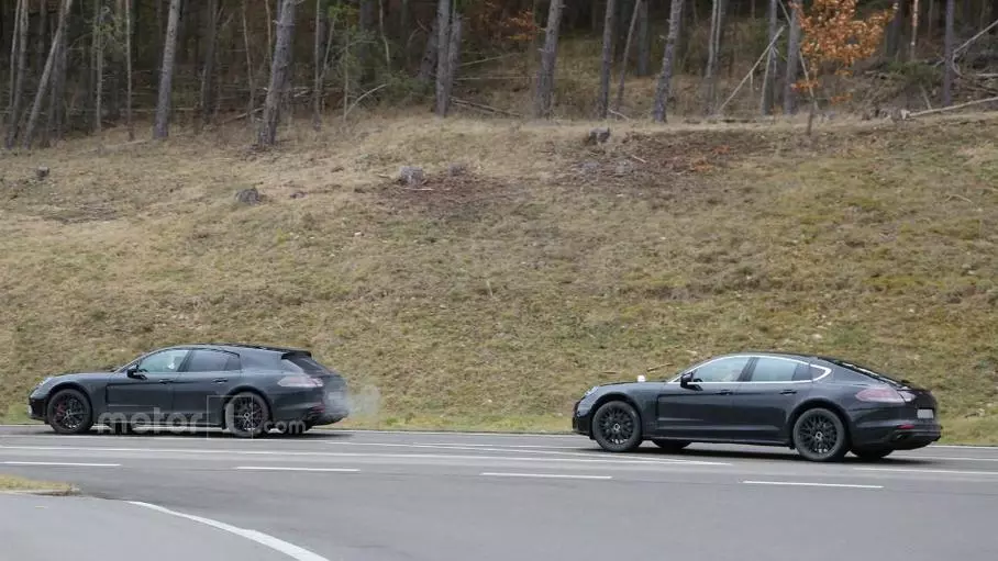 Rinne spiairí grianghraf den stáisiún Porsche Panamera an stáisiúin 80045_3