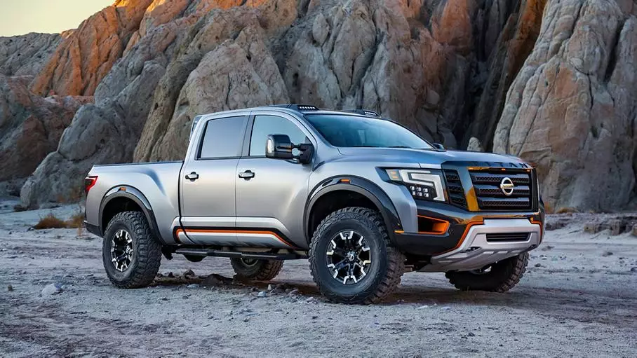 Nissan dedye a konseptyèl yo pickup titan ansyen vanyan sòlda grèk 8139_1